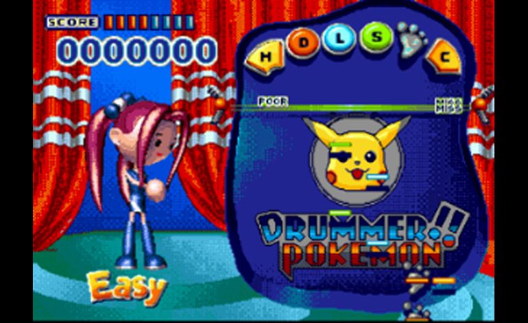 Play Pokemon Crazy Drummer • Sega Genesis GamePhD