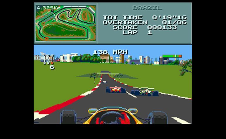 Play Formula One • Sega Genesis GamePhD