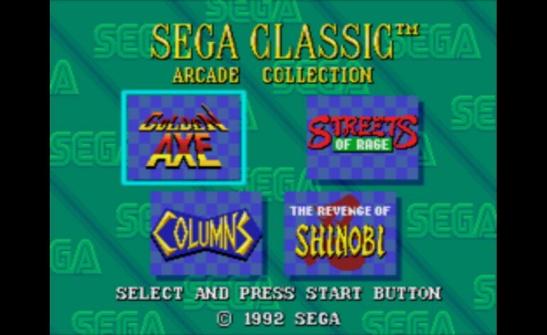 Play Sega Classics - 4-in-1 • Sega CD GamePhD